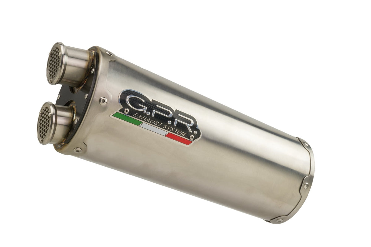 GPR Exhaust for Bmw R1250GS - Adventure 2019-2020, Dual Inox, Slip-on ...