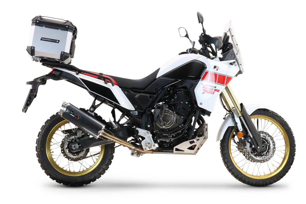Yamaha Tenere 700 2021-2024 GPR TECH 45 L Aluminum Top Case, silver co ...
