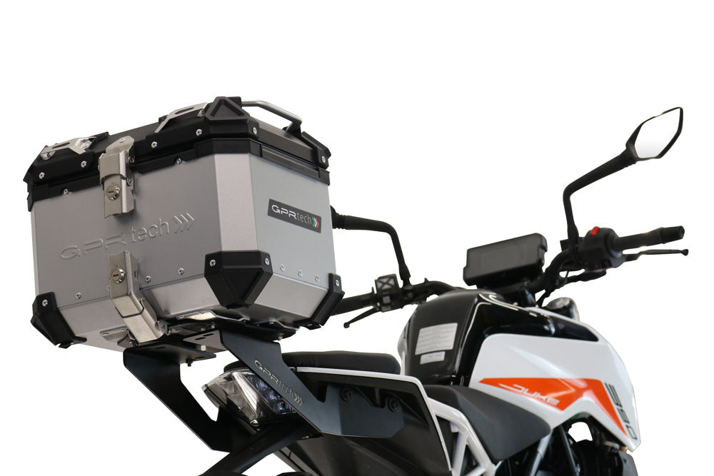 Ktm Duke 390 2021-2023 GPR TECH 45 L Aluminum Top Case, silver color ...